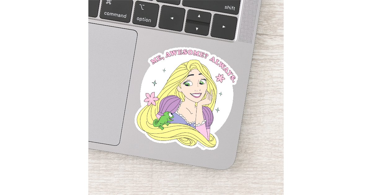 Rapunzel Always Awesome Sticker | Zazzle