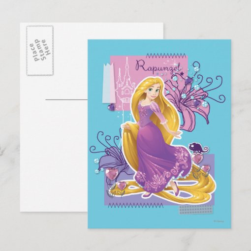 Rapunzel - Artistic Princess Postcard | Zazzle
