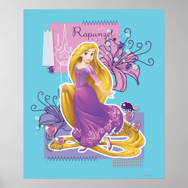 Rapunzel - Artistic Princess Poster | Zazzle