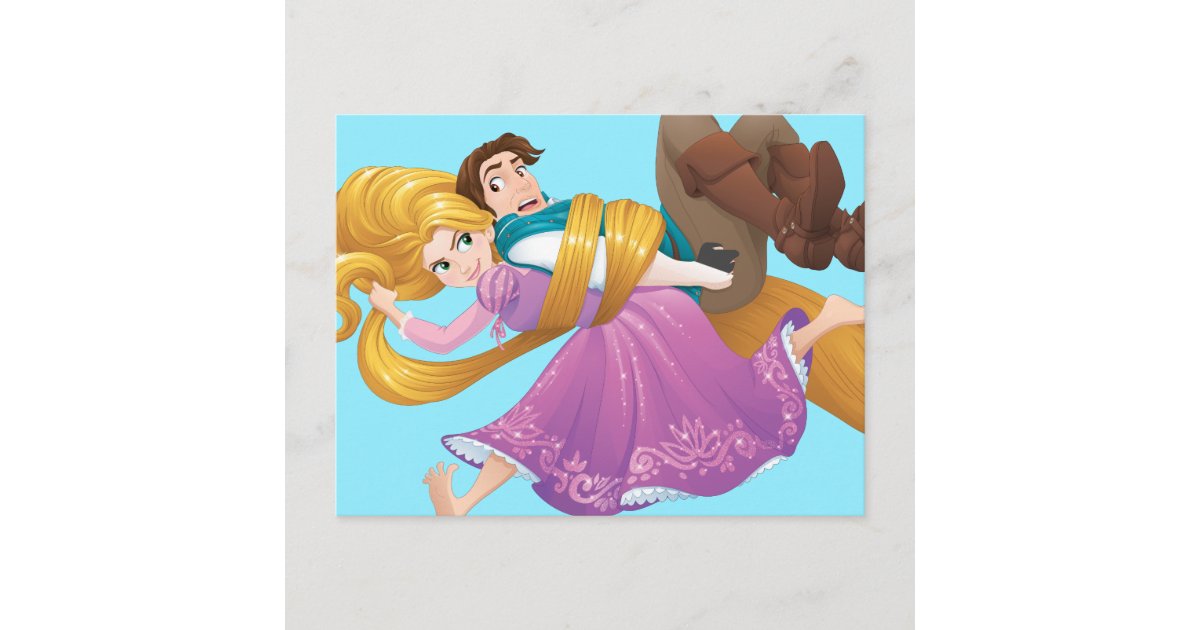 Rapunzel | Bad Hair Day Postcard | Zazzle
