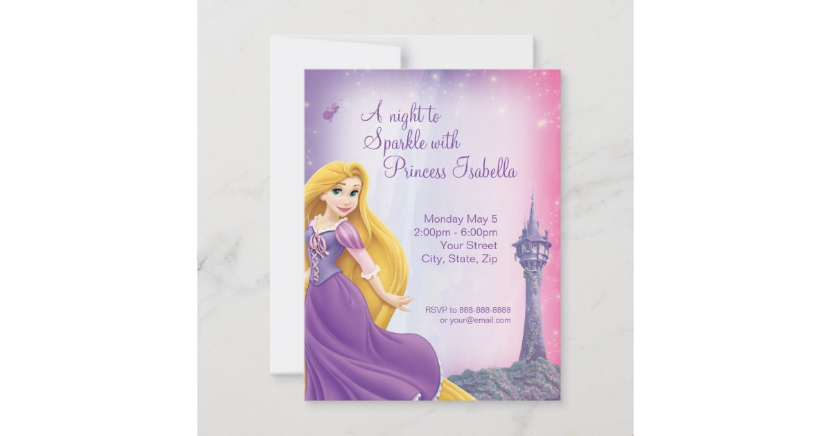 Rapunzel Birthday Invitation | Zazzle