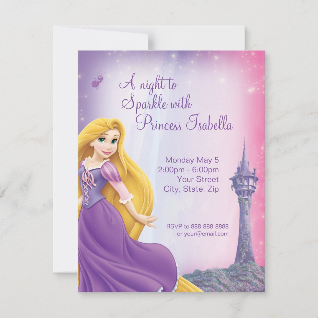 Rapunzel Birthday Invitation | Zazzle