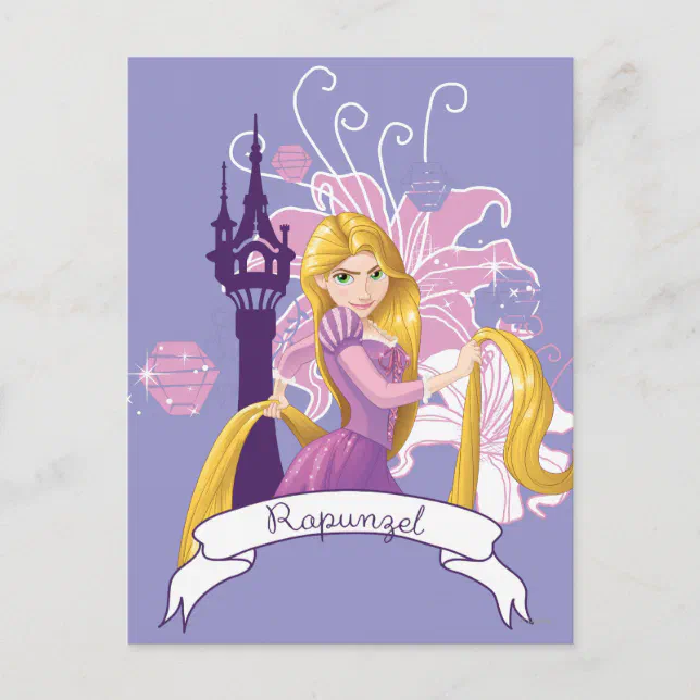 Rapunzel - Determined Postcard | Zazzle