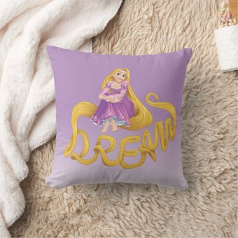 Rapunzel | Dream Throw Pillow | Zazzle