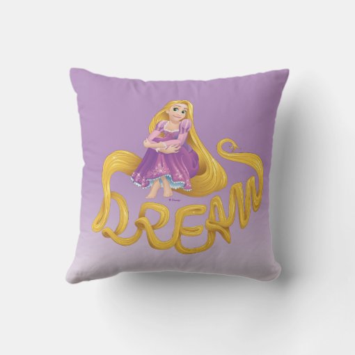 Rapunzel | Dream Throw Pillow | Zazzle