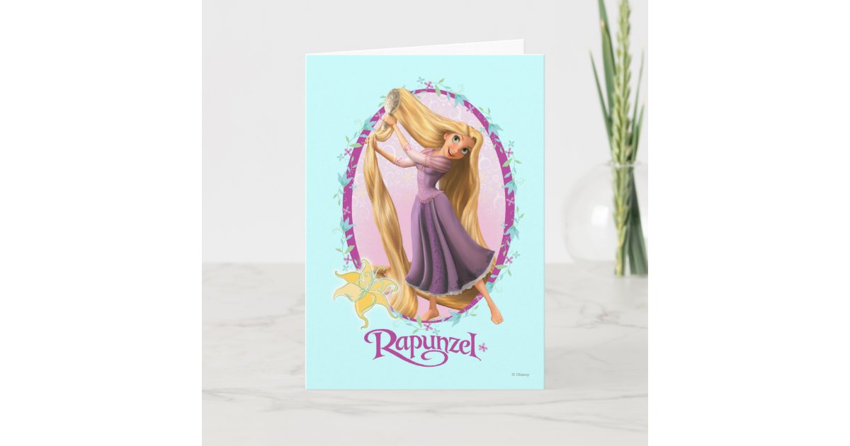 Rapunzel Frame Card | Zazzle