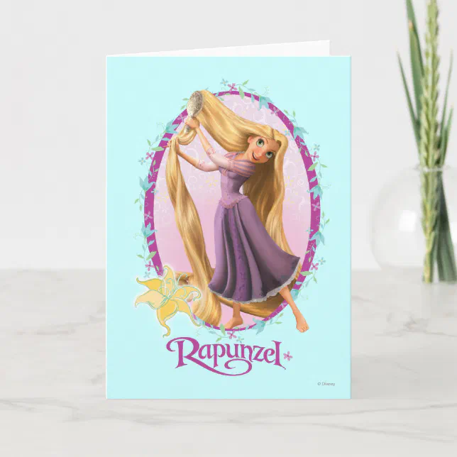 Rapunzel Frame Card | Zazzle