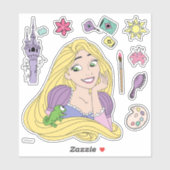 Rapunzel Icons Sticker | Zazzle