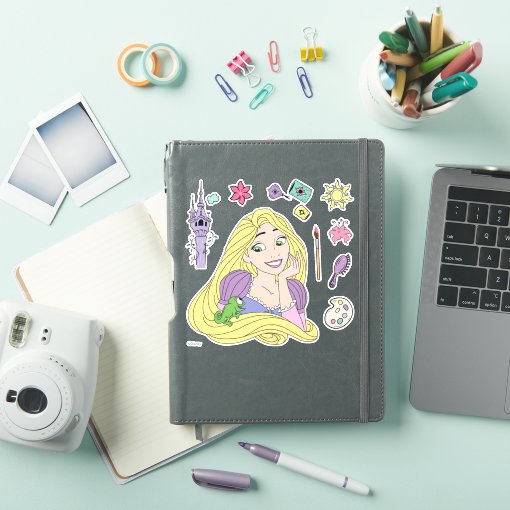Rapunzel Icons Sticker | Zazzle