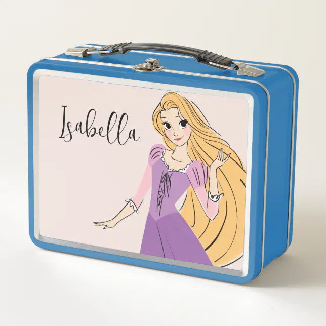 Rapunzel in Motion Metal Lunch Box | Zazzle
