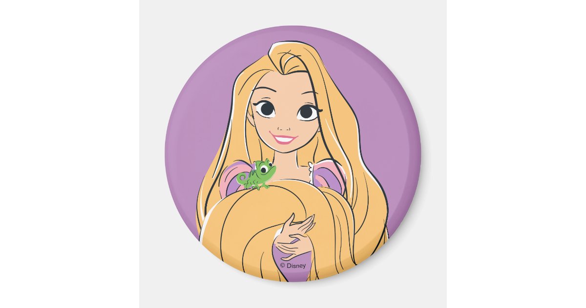 Rapunzel & Pascal Magic Moment Magnet | Zazzle