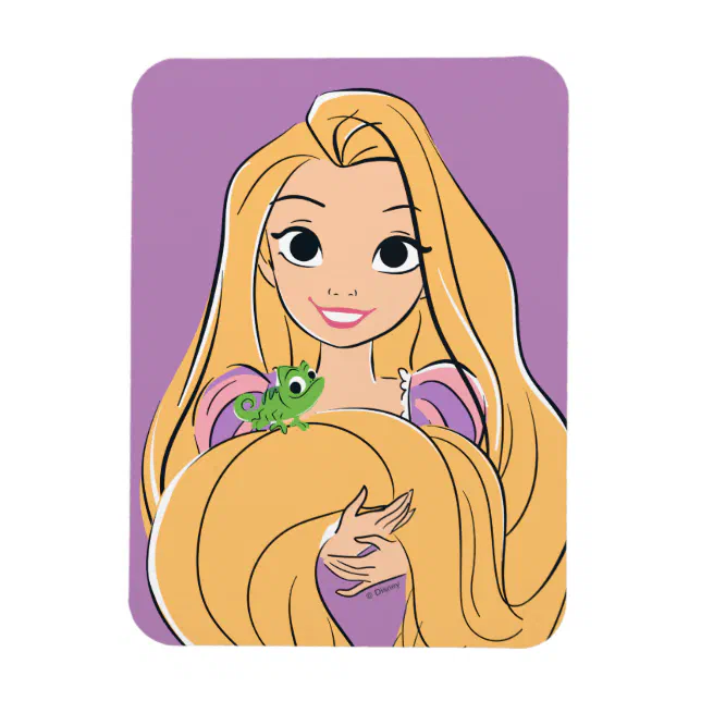 Rapunzel & Pascal Magic Moment Magnet | Zazzle