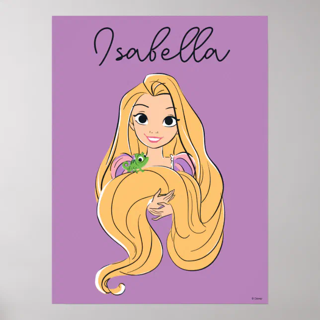 Rapunzel & Pascal Magic Moment Poster | Zazzle