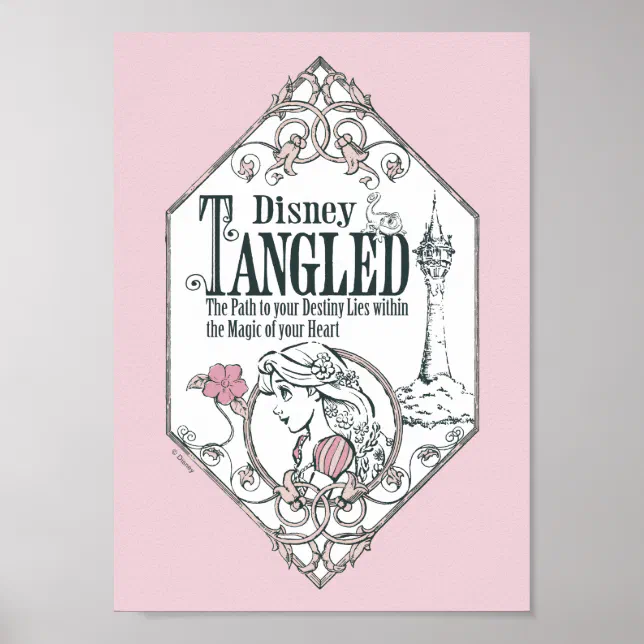 Rapunzel | Tangled - The Path to Your Destiny Poster | Zazzle