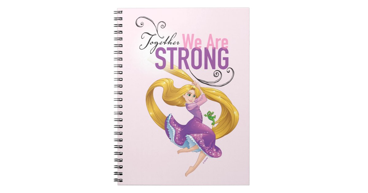 Rapunzel | Together We Are Strong Notebook | Zazzle
