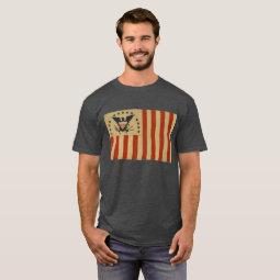 Rare United States Revenue Cutter Service Flag T-Shirt | Zazzle