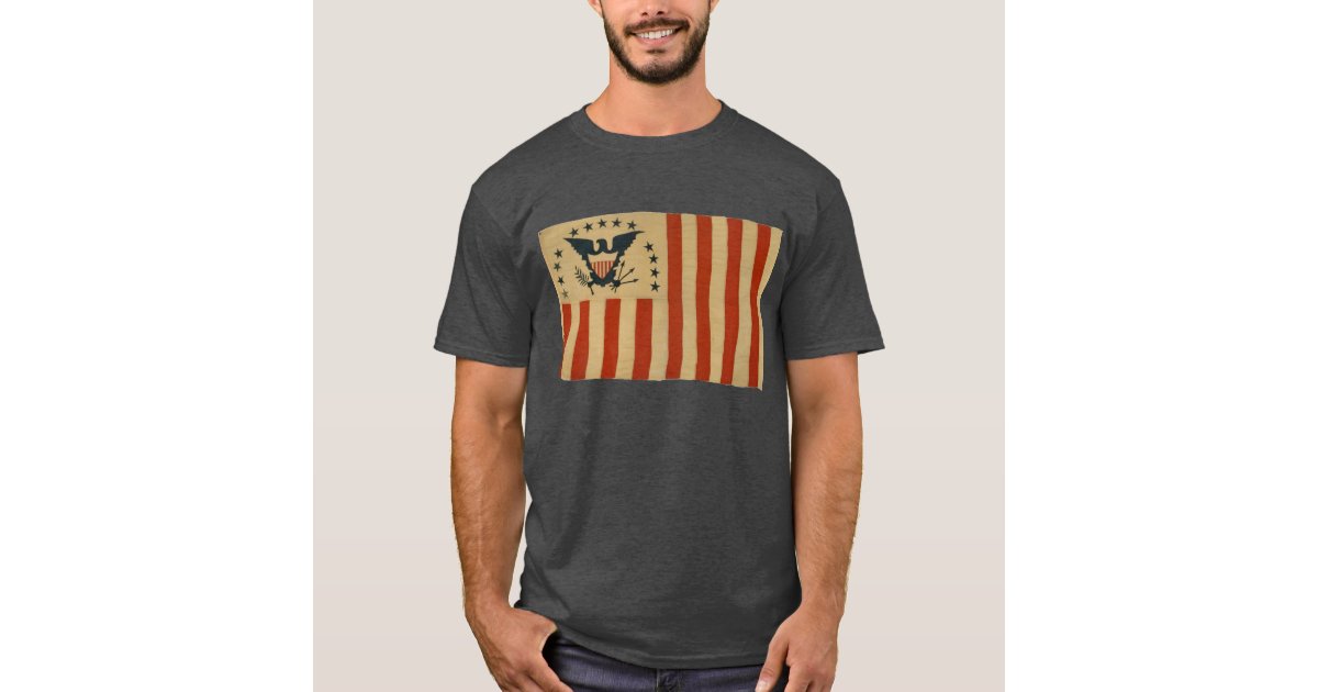 Rare United States Revenue Cutter Service Flag T-Shirt | Zazzle