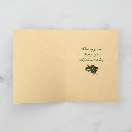 Rare Vintage Roses Christmas Card | Zazzle
