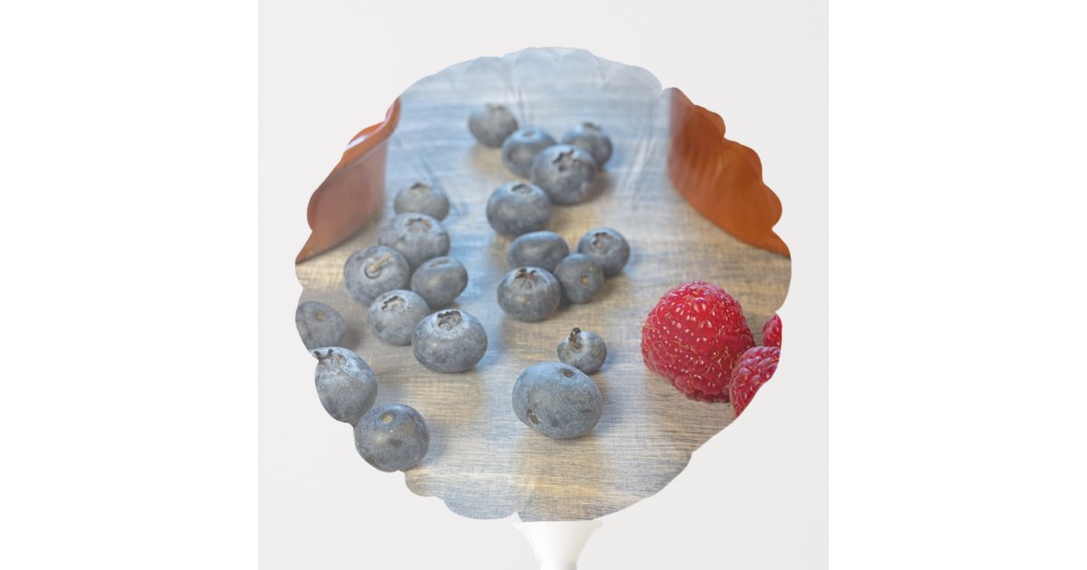 Raspberries and Blueberries Balloon | Zazzle