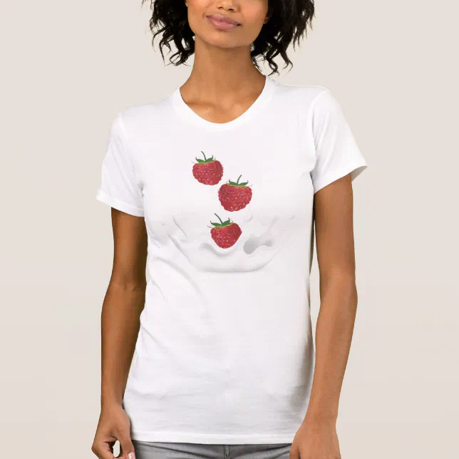 Raspberries and Cream T-Shirt | Zazzle