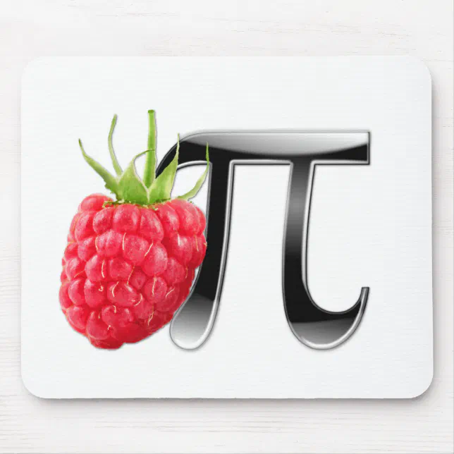 Raspberry and Pi symbol Mouse Pad | Zazzle