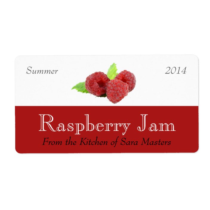 Raspberry Jam Canning Labels | Zazzle.com