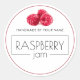 Raspberry Jam Small Product Label Stickers | Zazzle