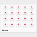 Raspberry Jam Small Product Label Stickers | Zazzle
