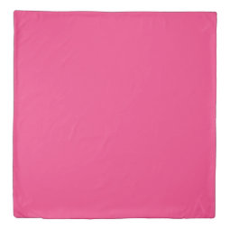 Raspberry Pink Solid Color Duvet Cover | Zazzle