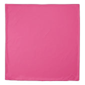 Raspberry Pink Solid Color Duvet Cover | Zazzle