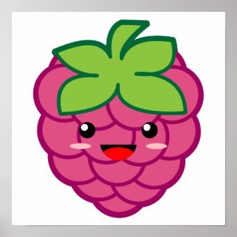 Raspberry Poster | Zazzle