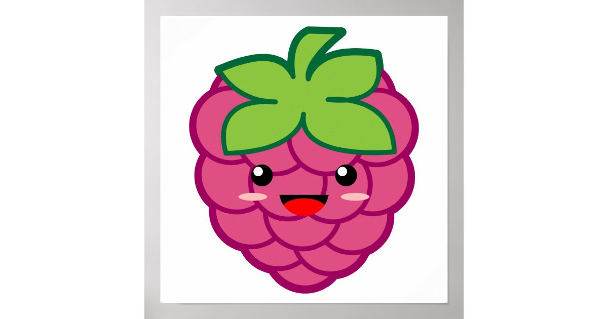 Raspberry Poster | Zazzle