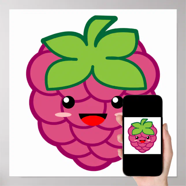 Raspberry Poster | Zazzle