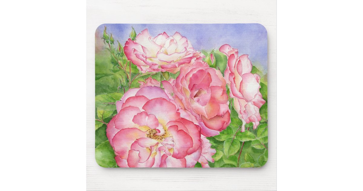 Raspberry Ruffles Mouse Pad | Zazzle