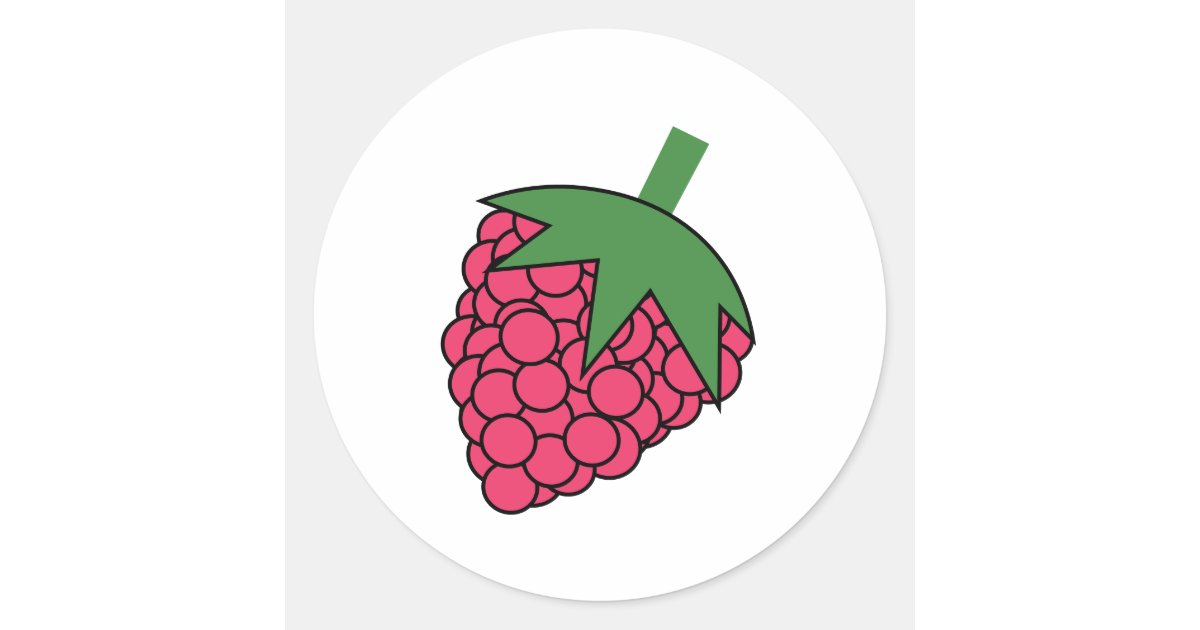 raspberry sticker | Zazzle