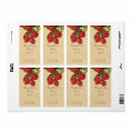 Raspberry wine bottle label | Zazzle
