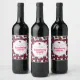 Raspberry wine drawing of raspberries wine label | Zazzle