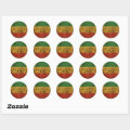 Rasta Always Irie Classic Round Sticker | Zazzle