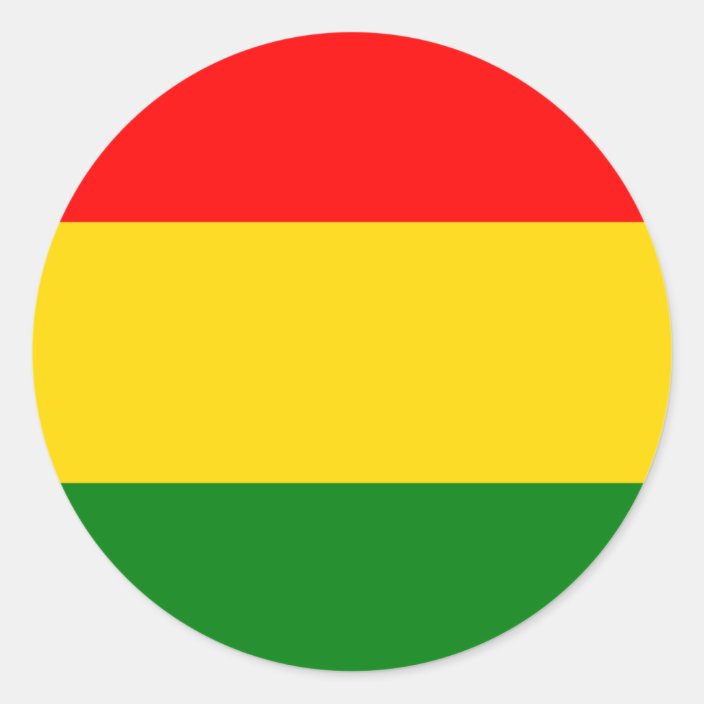Rasta Classic Round Sticker | Zazzle.com