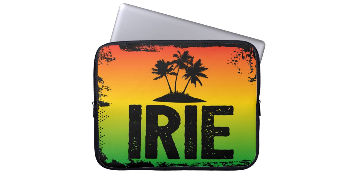 Rasta Colors Jamaican IRIE Tropical Palm Trees Laptop Sleeve | Zazzle
