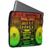 Rasta ghetto blaster laptop sleeve | Zazzle