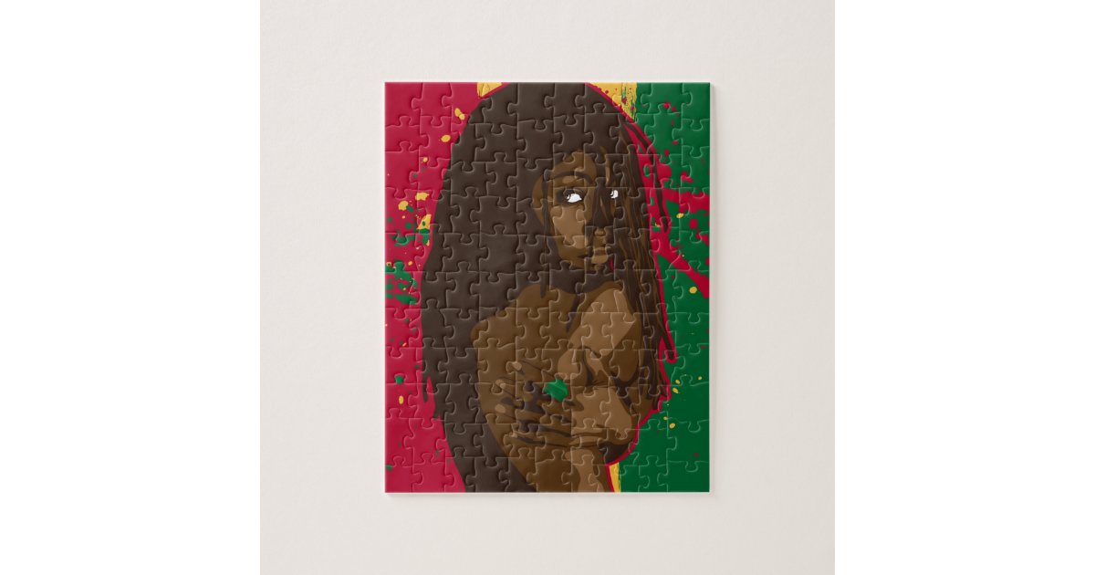 Rasta Girl Puzzle | Zazzle