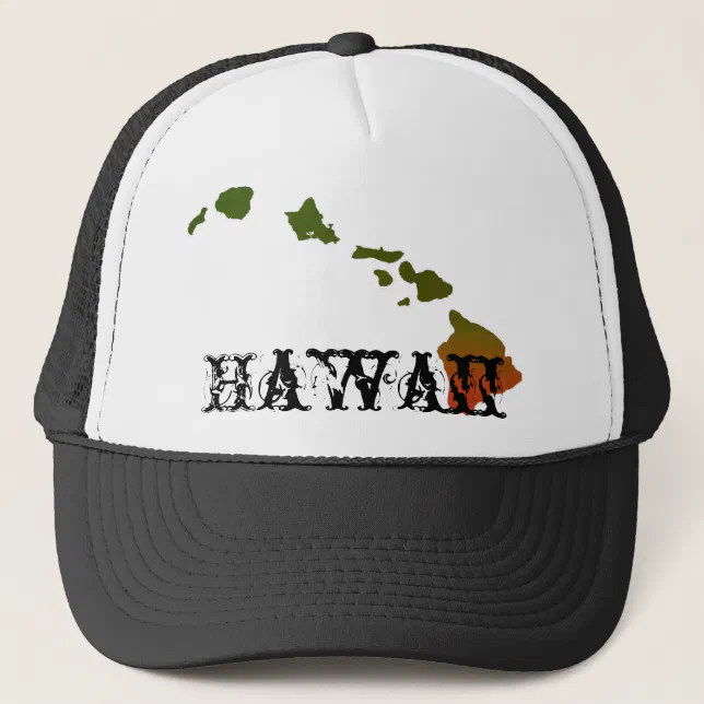 Rasta Hawaii Trucker Hat | Zazzle