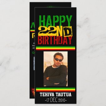 Rasta Invitation | Zazzle