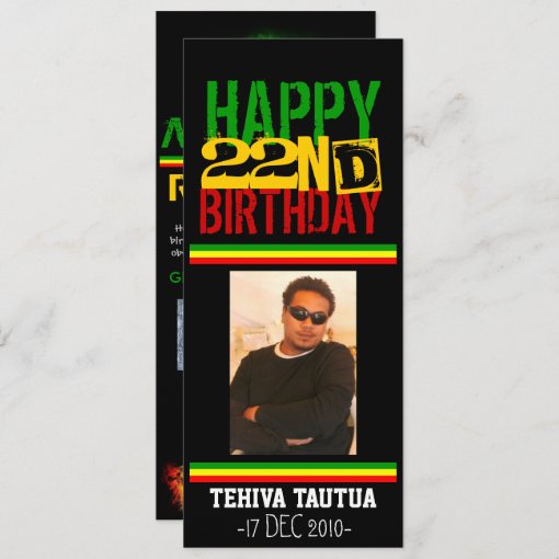Rasta Invitation | Zazzle