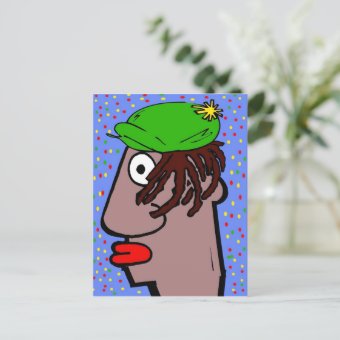 Rasta Man Postcard | Zazzle