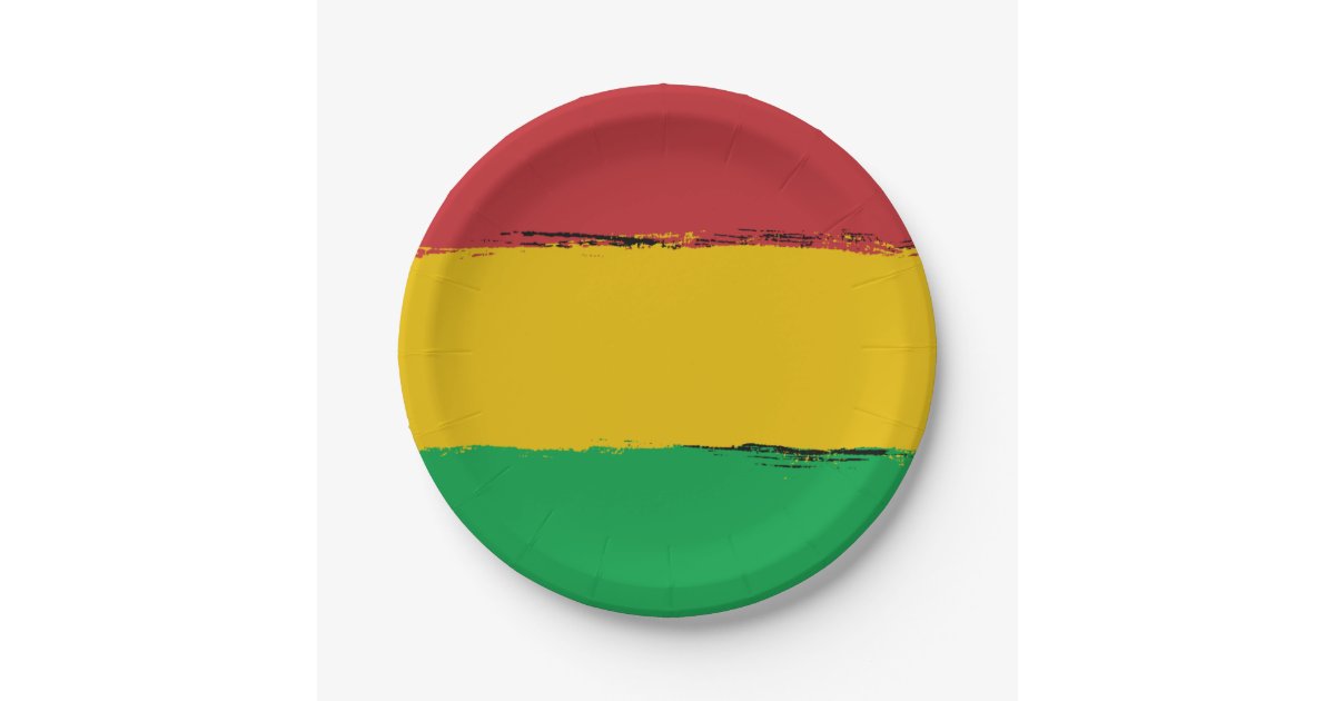 Rasta Paper Plates | Zazzle