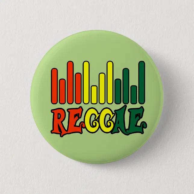 rasta reggae graffiti flag button | Zazzle
