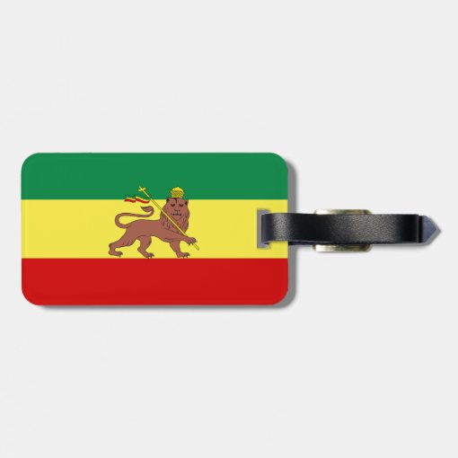 Rasta Reggae Lion of Judah Luggage Tag | Zazzle