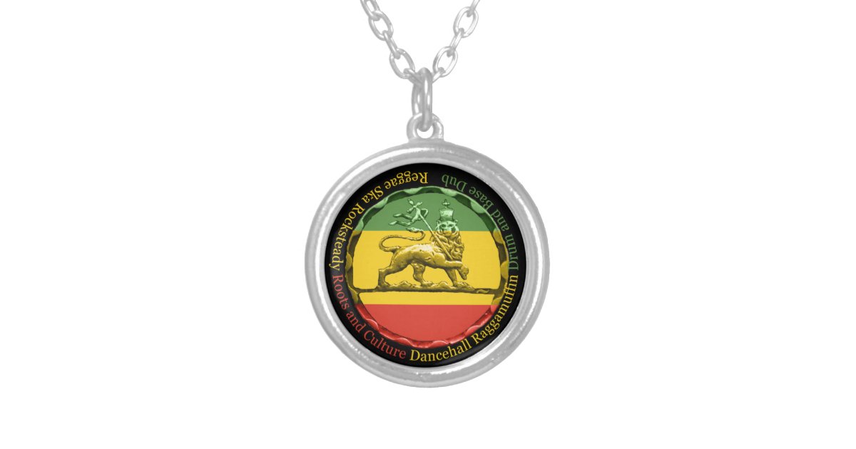 Rasta Reggae Pendant Necklace | Zazzle